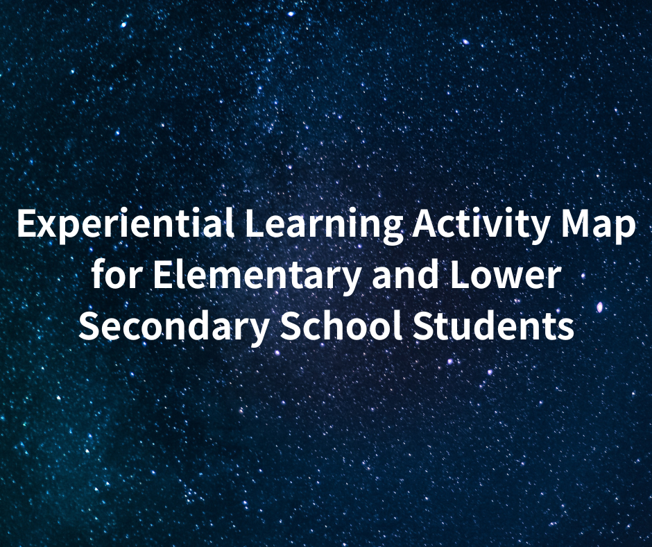 Experiential Learning Activity Map for Elementary and Lower Secondary ...
